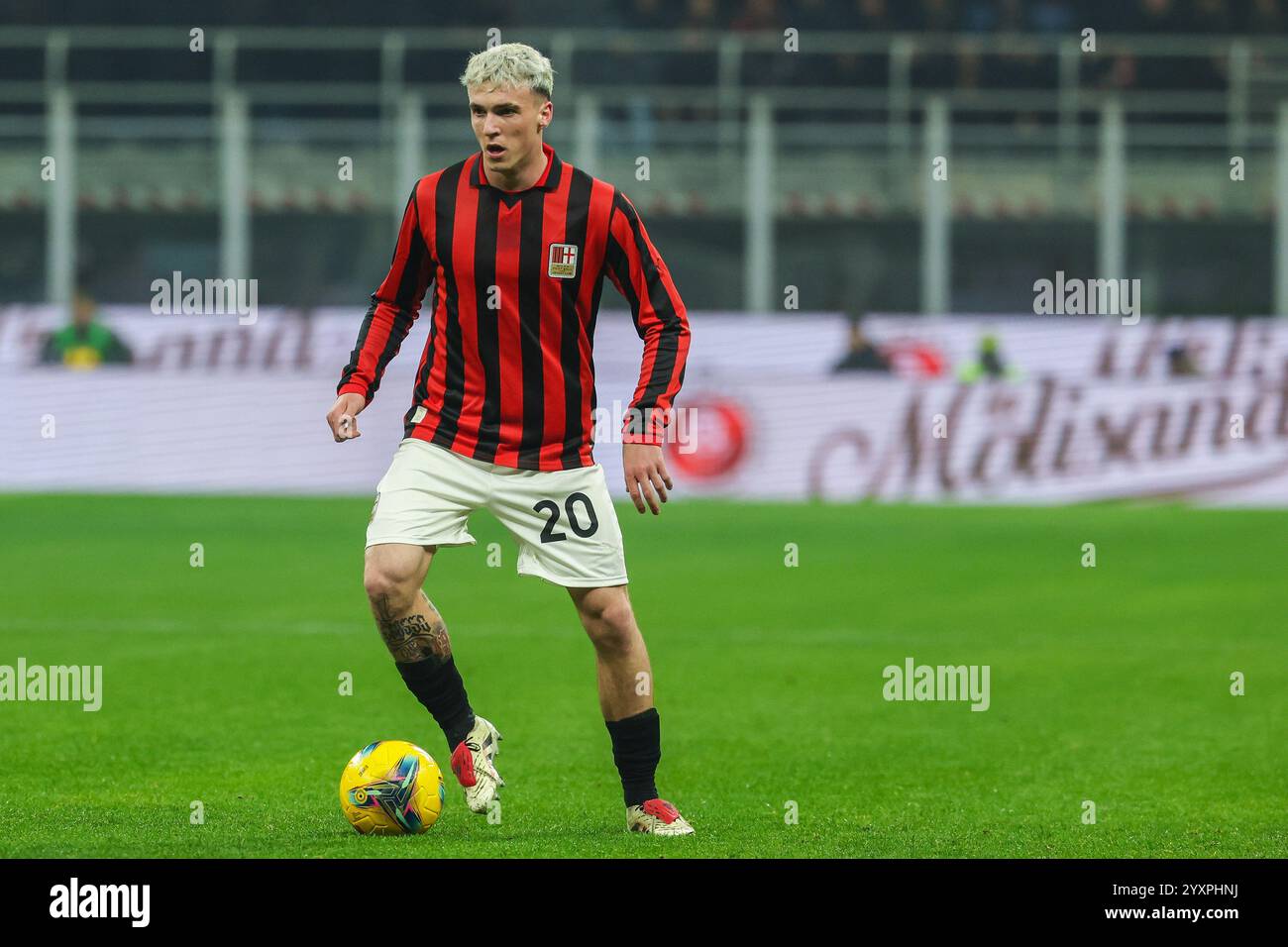 Alejandro Jimenez Sanchez of AC Milan seen in action during Serie A ...