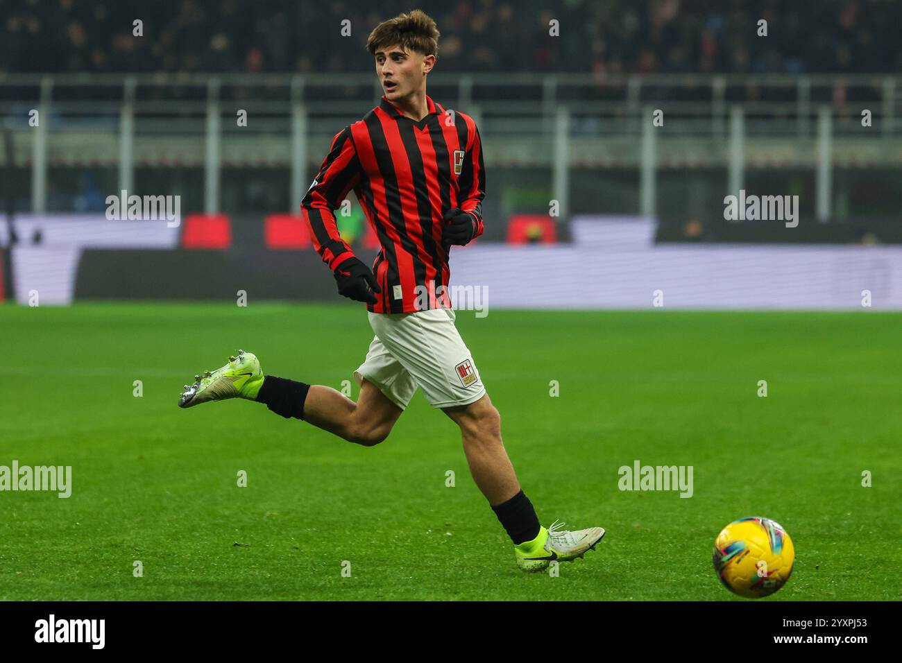 Milan, Italy. 15th Dec, 2024. Mattia Liberali of AC Milan seen in ...