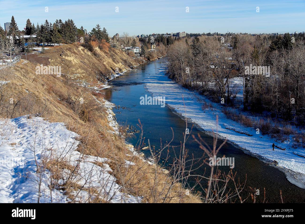Elbow river flowing to Calgary Canada Stock Photo - Alamy