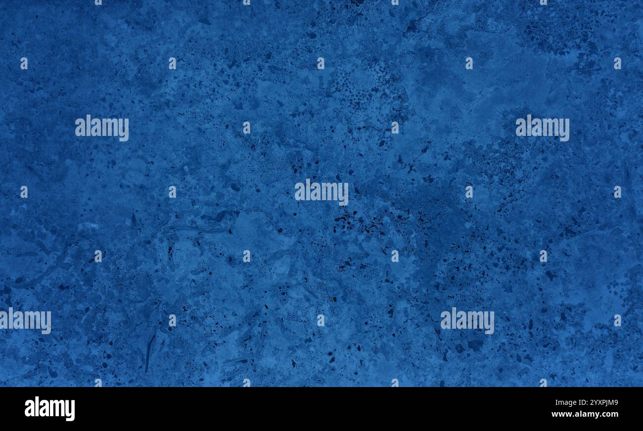 Grunge uneven dark blue stone texture background with cracks and stains ...