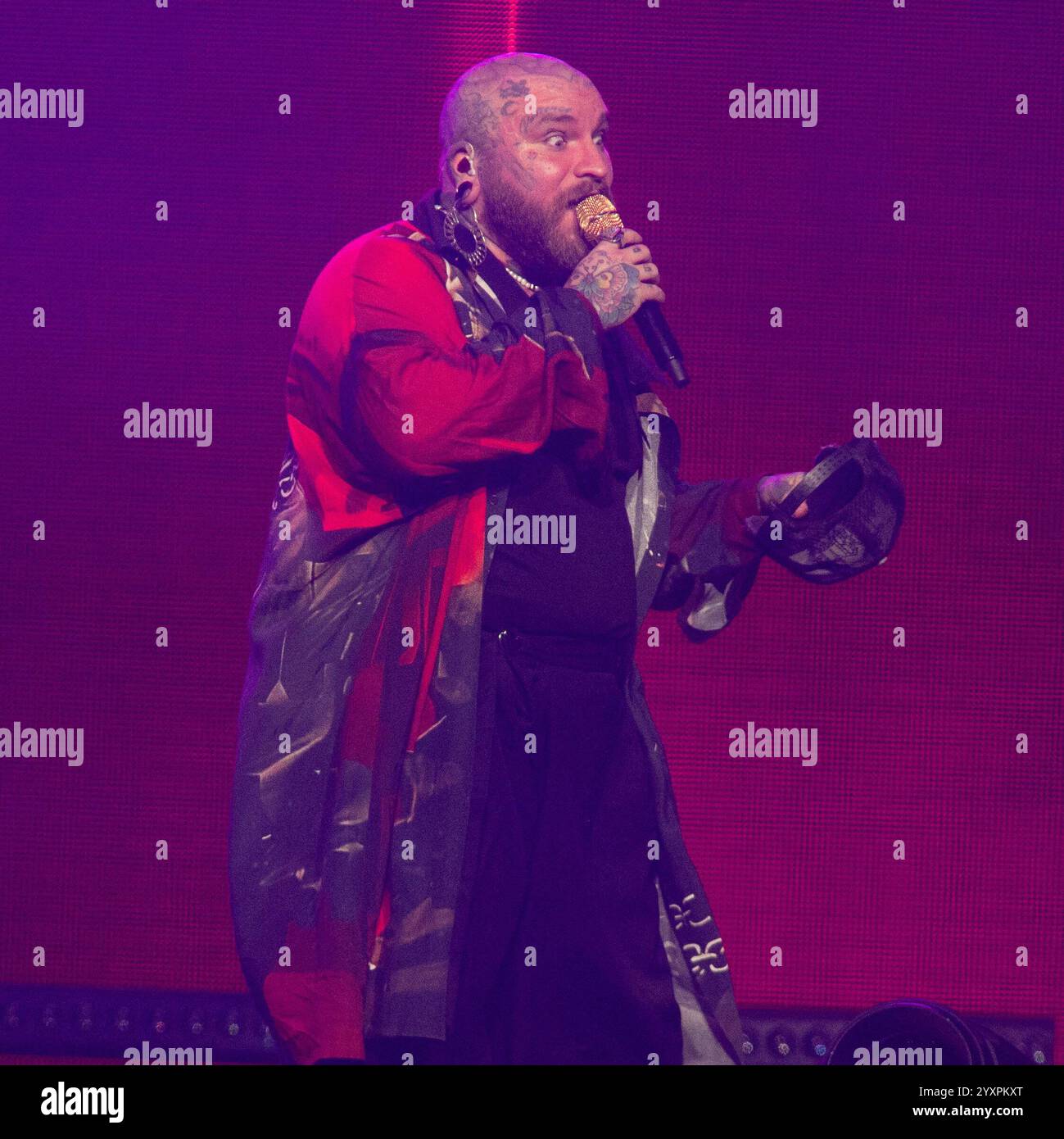 Teddy Swims performs at Q102's iHeartRadio Jingle Ball on Monday, Dec ...