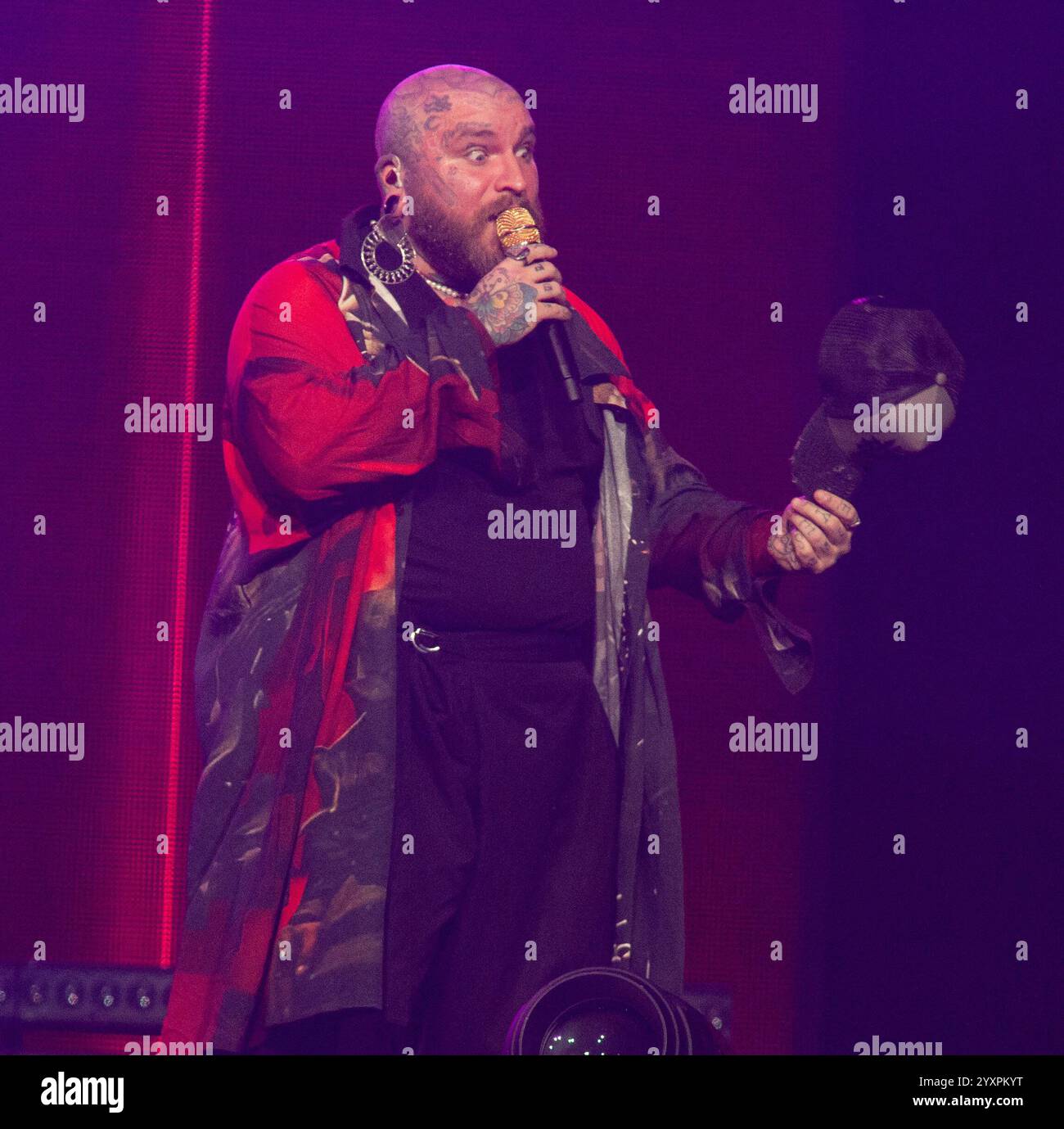 Teddy Swims performs at Q102's iHeartRadio Jingle Ball on Monday, Dec ...