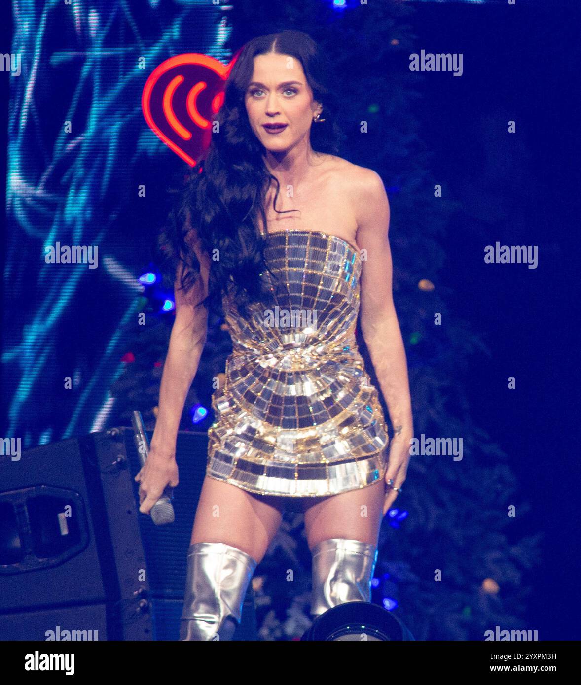 Katy Perry performs at Q102's iHeartRadio Jingle Ball on Monday, Dec ...