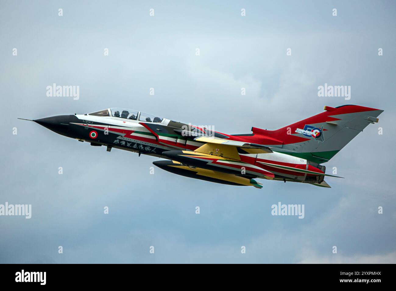 Italian Air Force Tornado aircraft with 50th anniversary paint scheme Stock Photo - Alamy