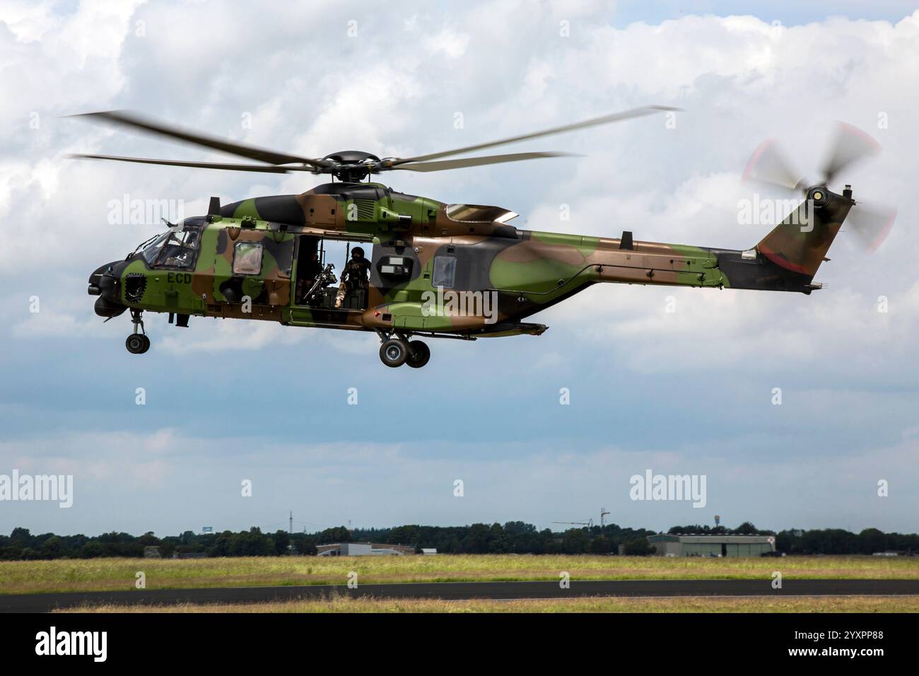 French Army NH-90 helicopter in midair Stock Photo - Alamy
