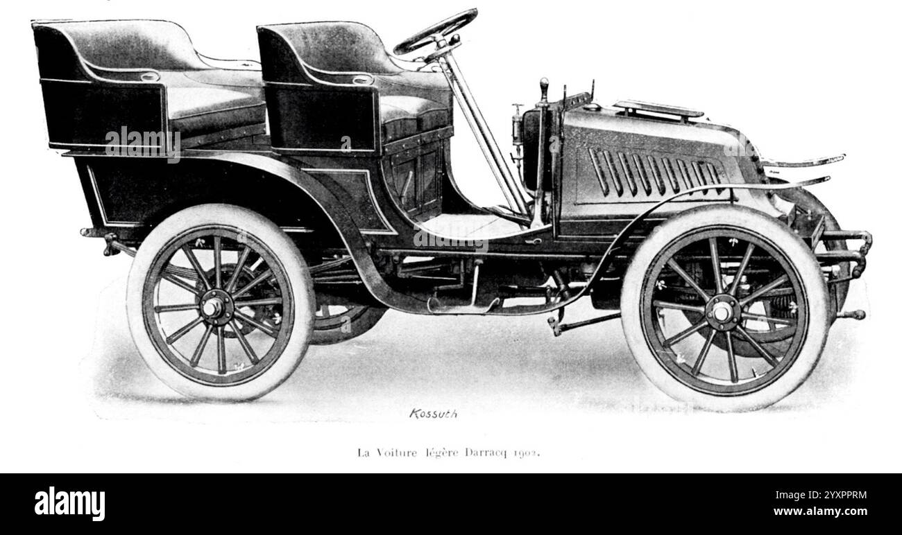 Darracq 9,5 CV (1901 Stock Photo - Alamy