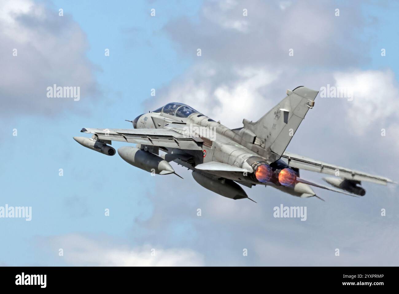 Tornado aircraft of the Italian Air Force taking off Stock Photo - Alamy