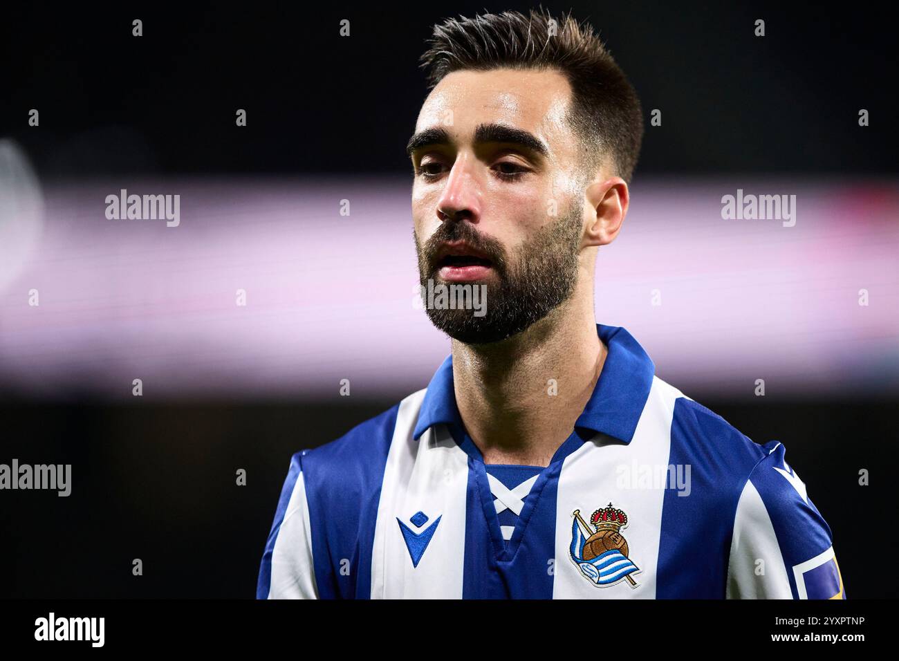 Brais Mendez of Real Sociedad looks on during the LaLiga EA Sports ...