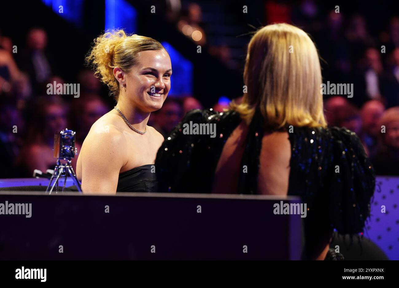 Ellie Kildunne speaks to Gabby Logan during the 2024 BBC Sports ...