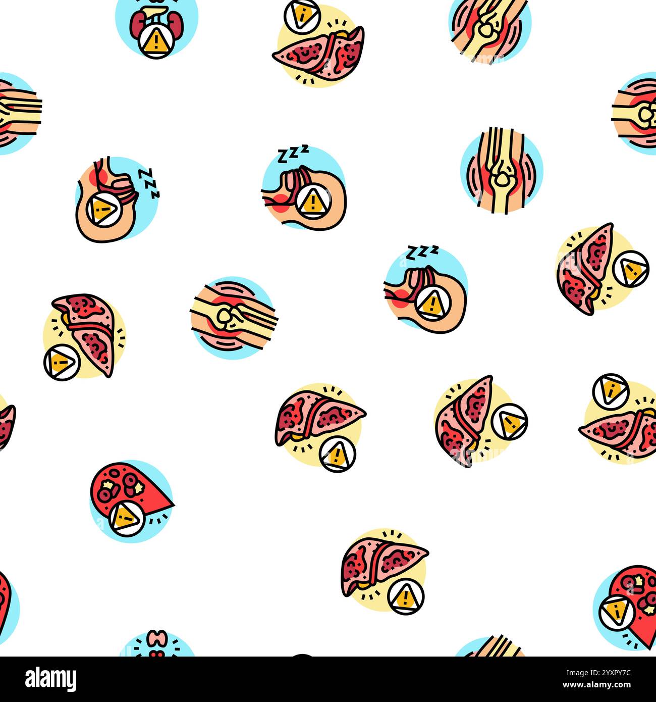 obesity overweight fat obese seamless pattern vector Stock Vector Image ...