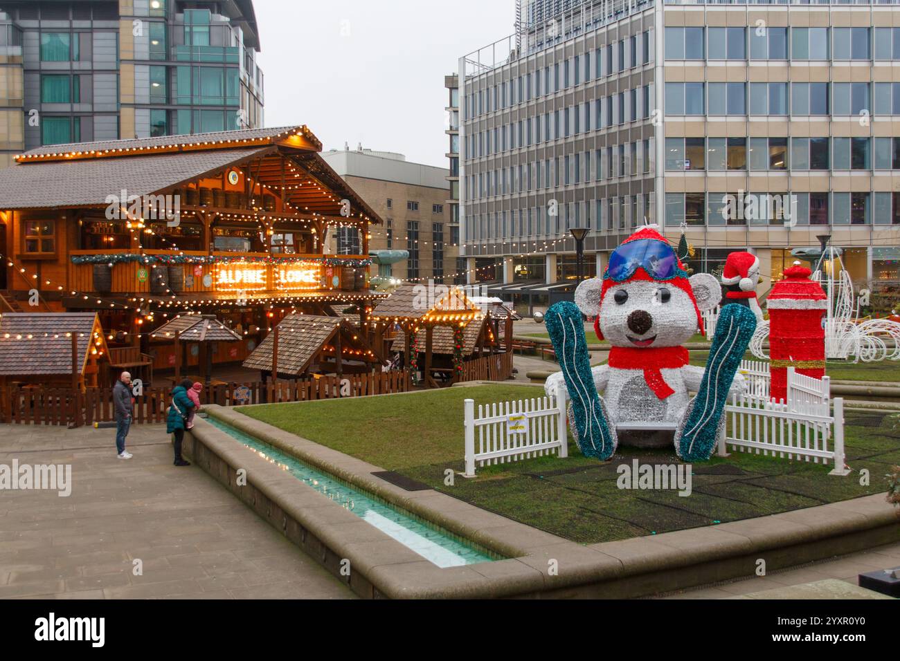 Sheffield Christmas market 2024 Stock Photo - Alamy