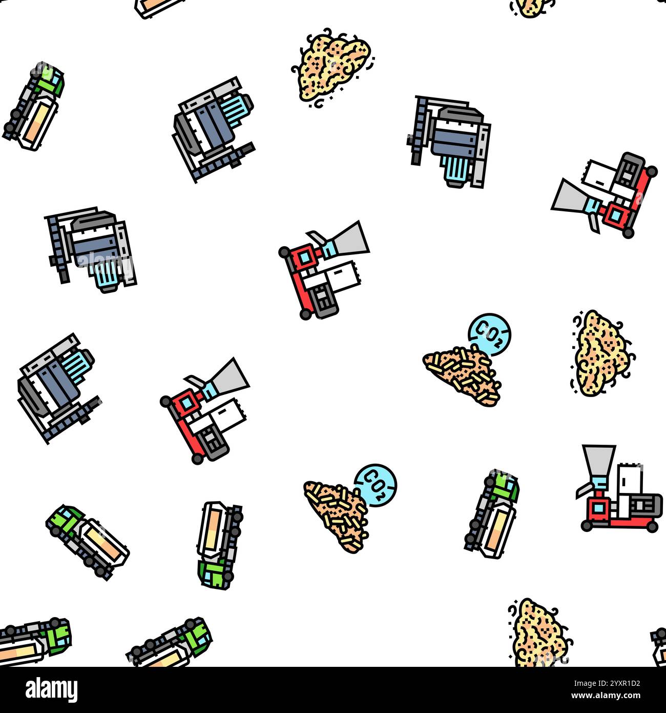 wood pellets timber plywood seamless pattern vector Stock Vector Image ...