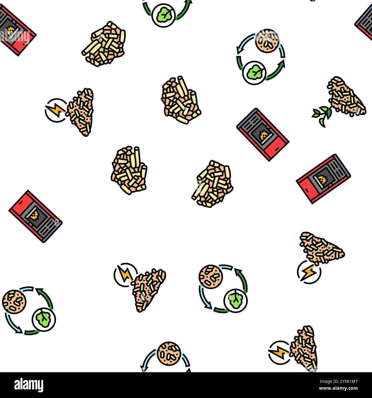 wood pellets timber plywood seamless pattern vector Stock Vector Image ...