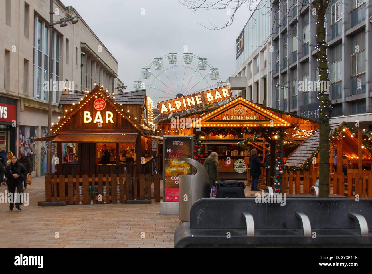 Sheffield Christmas market 2024 Stock Photo - Alamy
