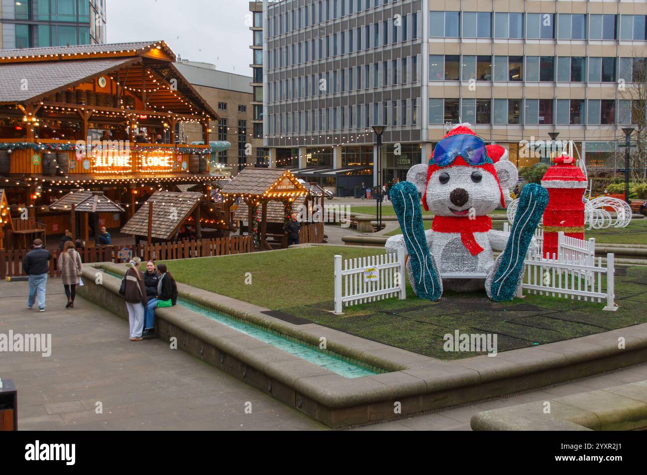 Sheffield Christmas market 2024 Stock Photo - Alamy