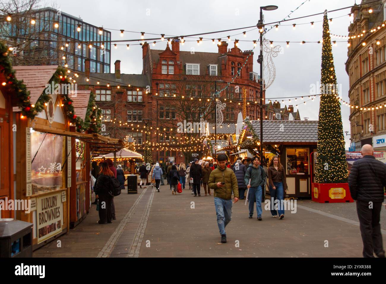 Sheffield Christmas market 2024 Stock Photo - Alamy