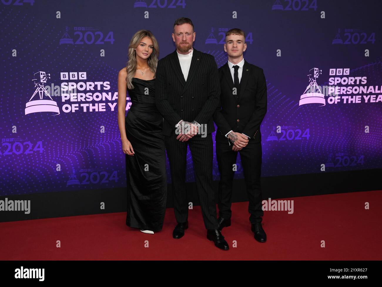 Sir Bradley Wiggins with children Isabella and Ben arriving for the ...
