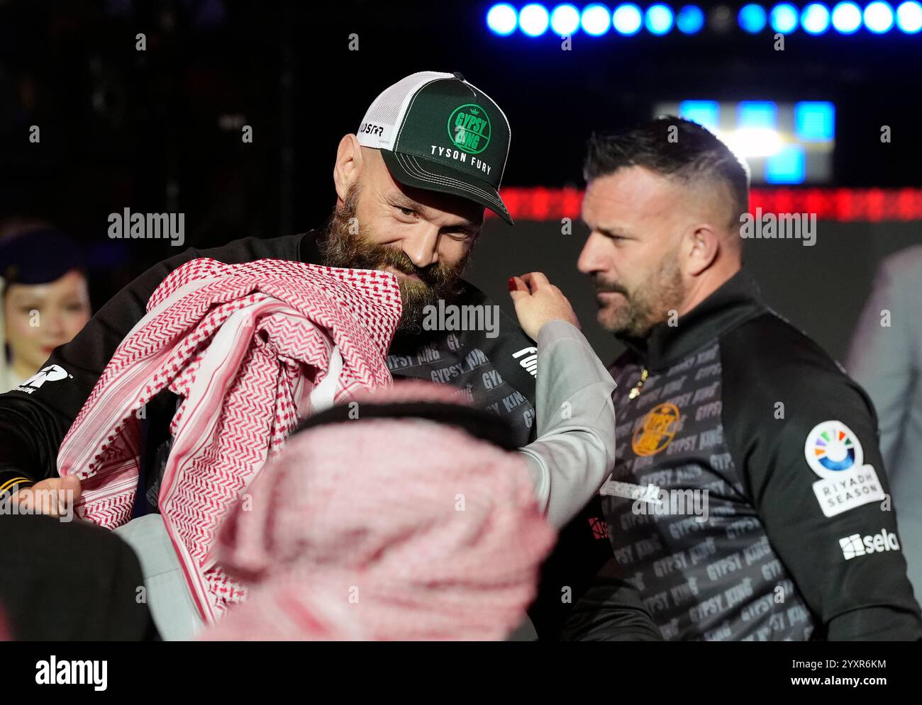 Tyson Fury during the grand arrivals at the BLVD Runway, Riyadh. Tyson ...