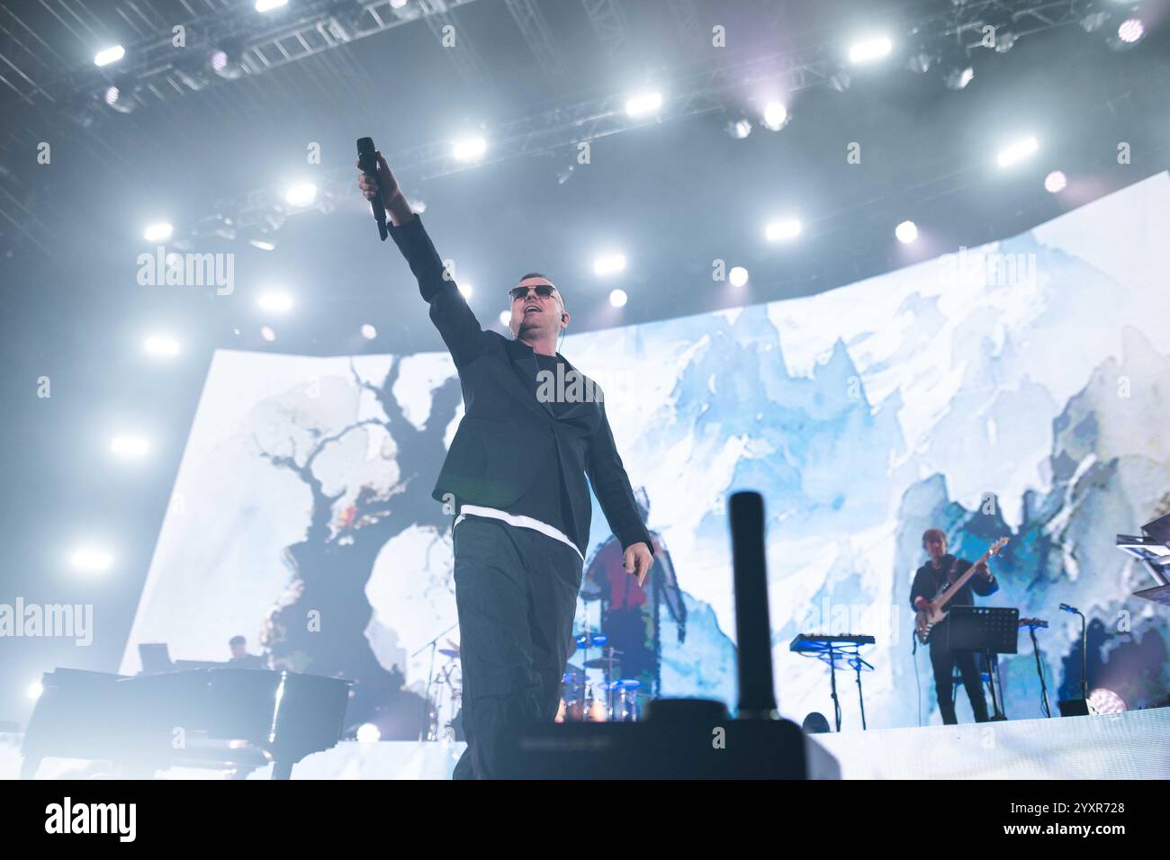 Palasele, Eboli (SA), Italy, December 15, 2024, Gigi D'Alessio during ...