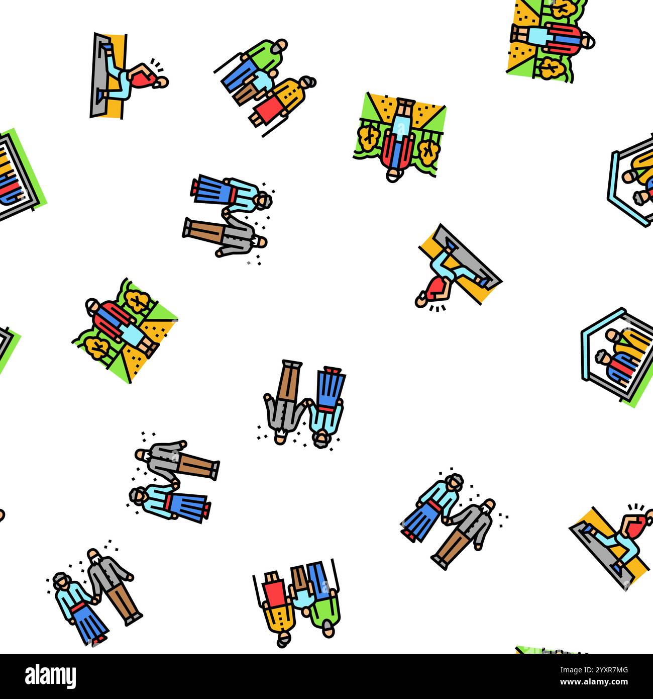 Woman carer wheelchair Stock Vector Images - Alamy