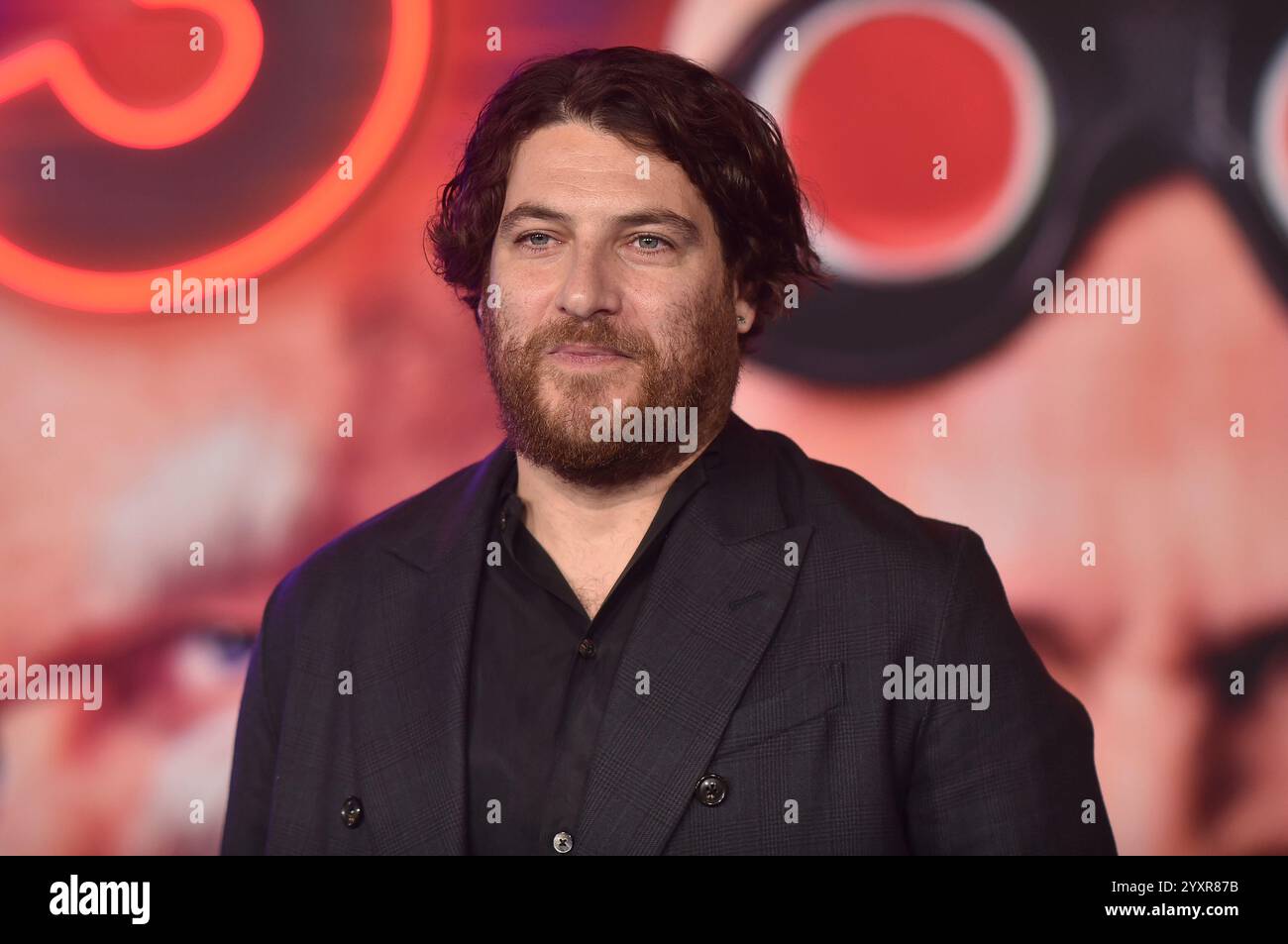 Adam Pally arrives at the premiere of "Sonic The Hedgehog 3" on Monday ...