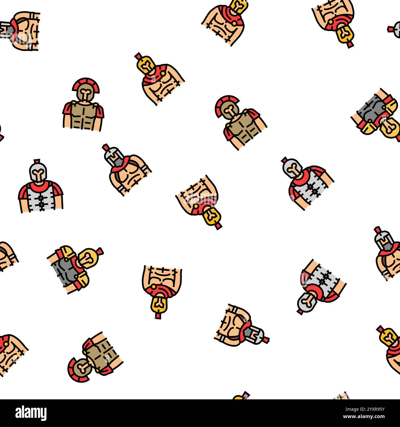 spartan warrior helmet roman seamless pattern vector Stock Vector Image ...