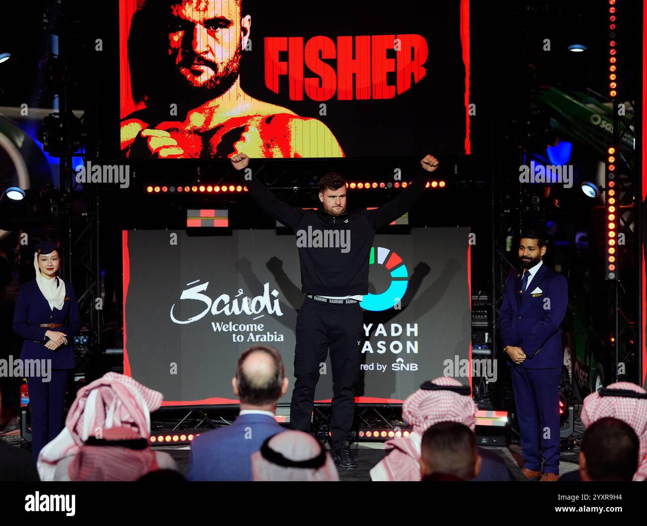 Johnny Fisher during the grand arrivals at the BLVD Runway, Riyadh ...