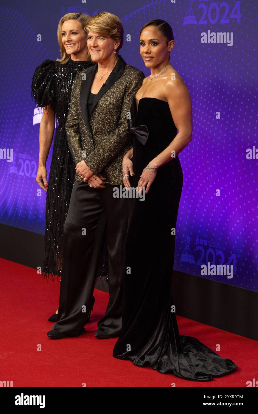 Alex Scott, Clare Balding and Gabby Logan at the BBC Sports Personality ...