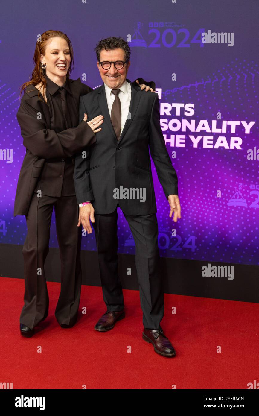 Jess Glynn and her Dad at the BBC Sports Personality of the Year 2024 ...