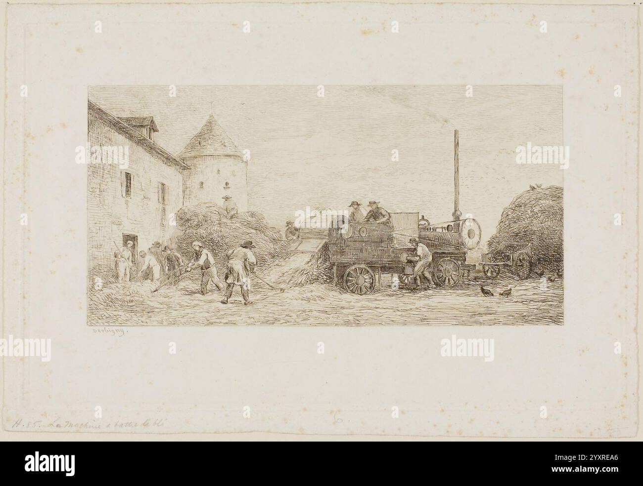 Reaping machine by hi-res stock photography and images - Alamy