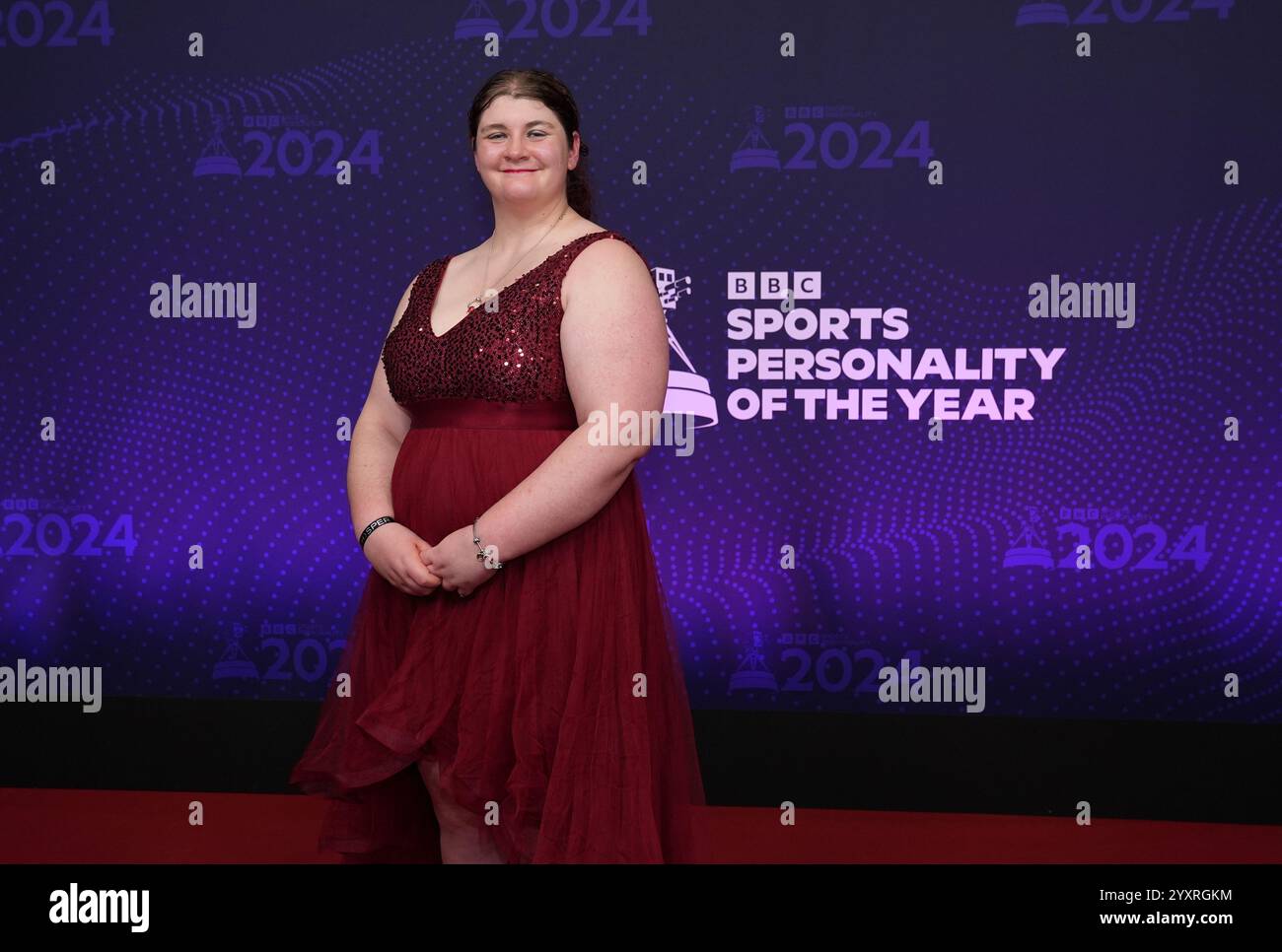 Sabrina Fortune arriving for the 2024 BBC Sports Personality of the ...