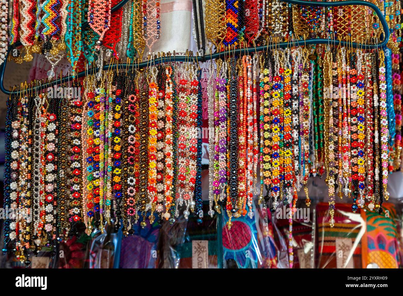 Colorful,artwork and craftwork. Oaxaca, Mexico Stock Photo - Alamy