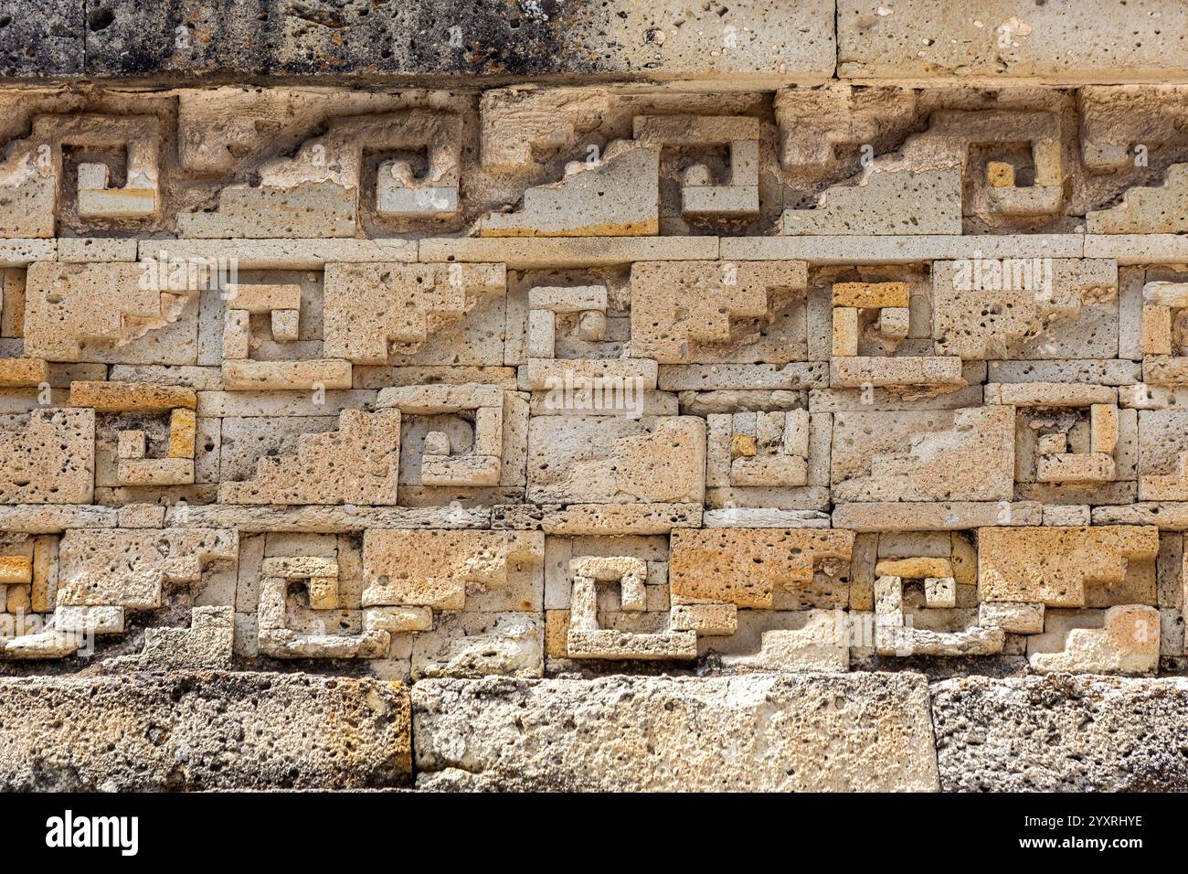 Ancient archeological mitla palace site hi-res stock photography and images - Alamy