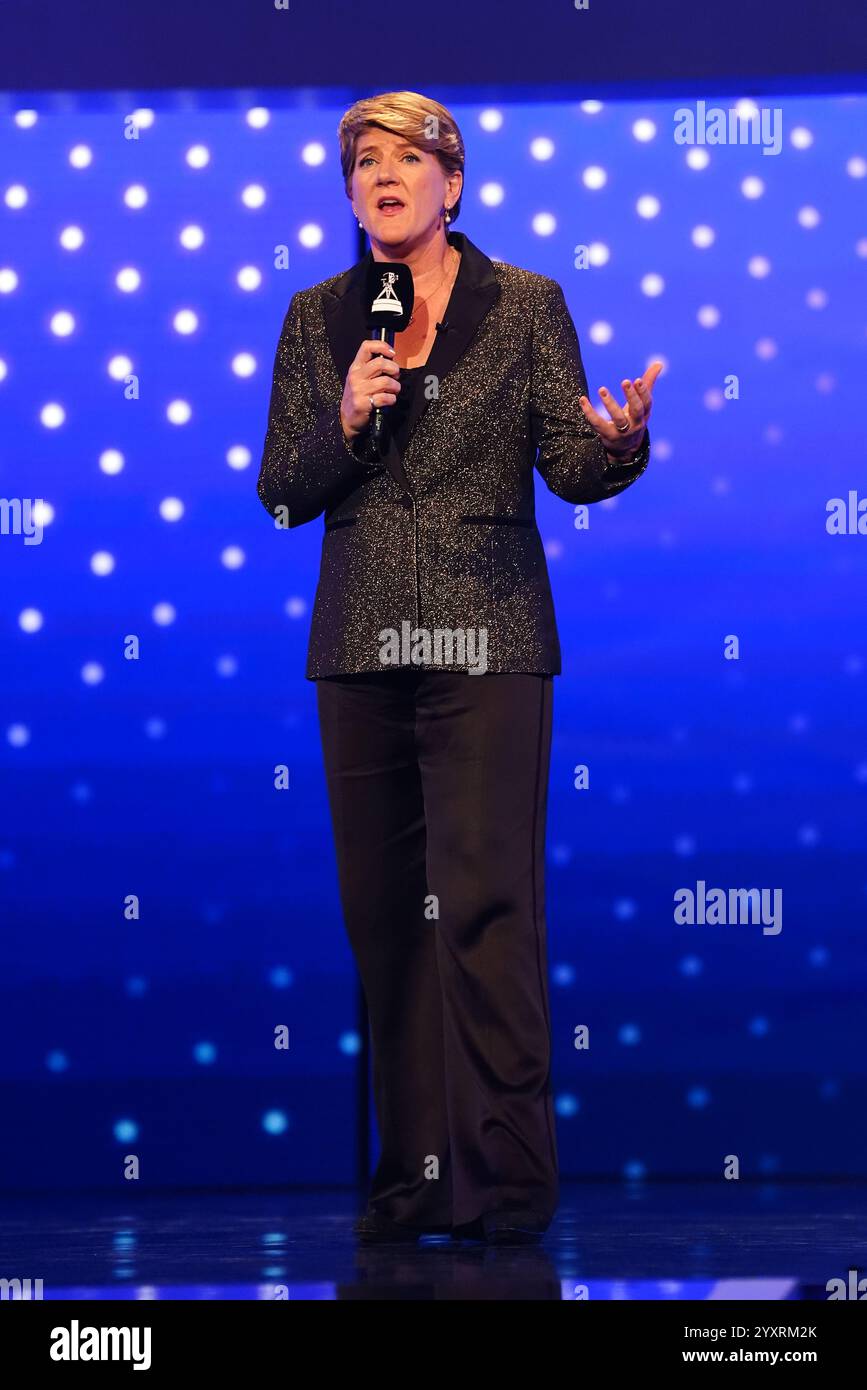 Clare Balding during the 2024 BBC Sports Personality of the Year Awards ...
