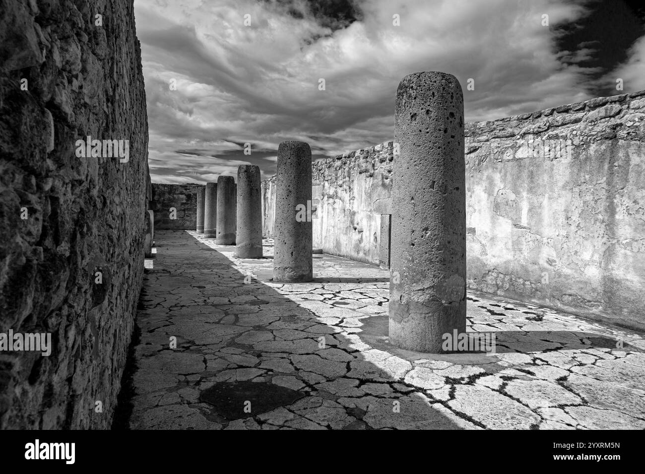 Mitla arhaeological site. Oaxaca, Mexico Stock Photo - Alamy