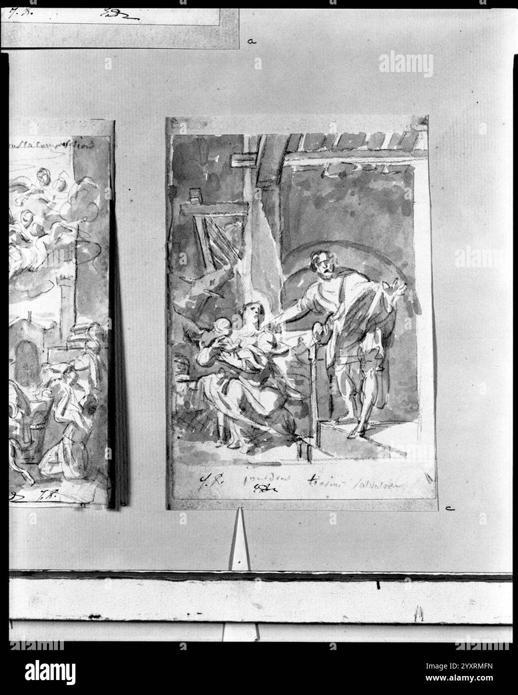 David - 1943.1815.19.9.C, The Nativity (The Roman Album Stock Photo - Alamy