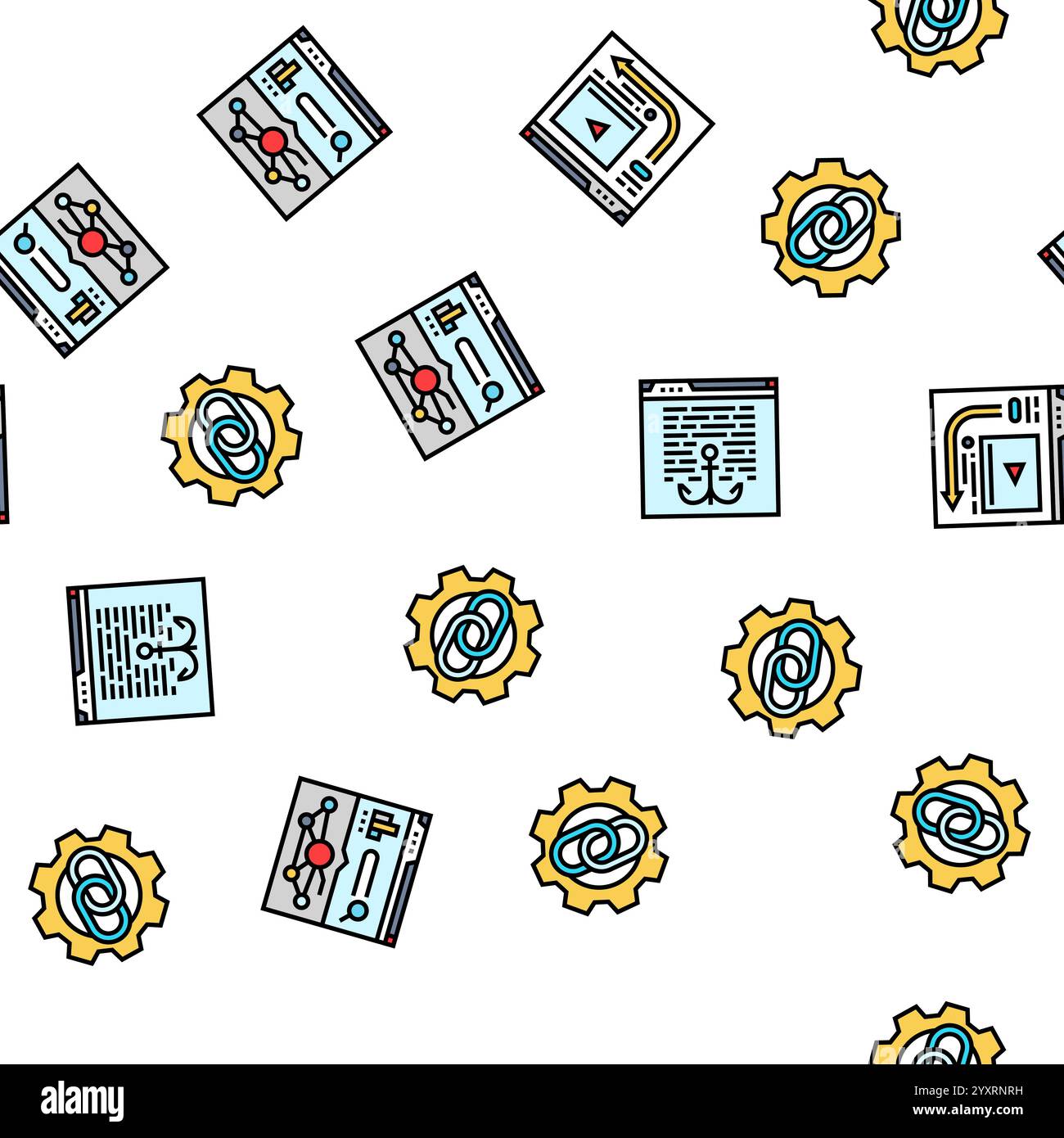 seo optimize community seamless pattern vector Stock Vector Image & Art - Alamy