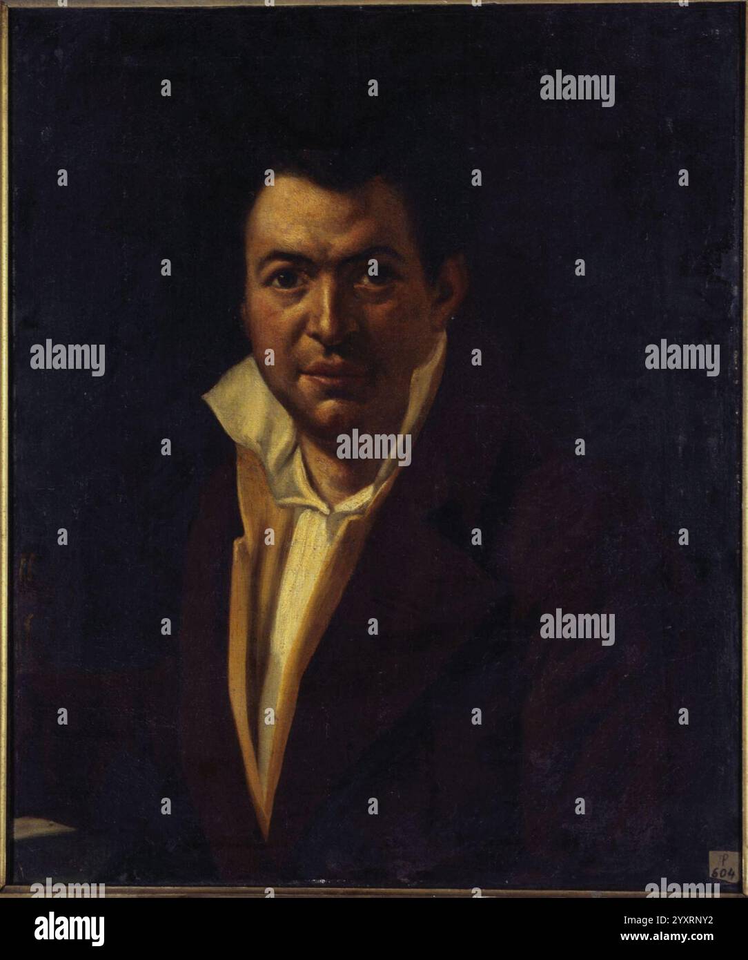 David - Portrait d'Augustin Vizentini (1811-1891), acteur et directeur ...