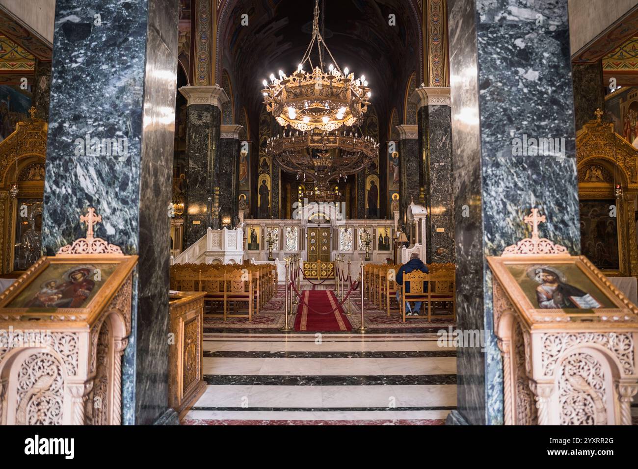 Panagia Dexia Church - Byzantine Architecture in Thessaloniki Stock Photo - Alamy
