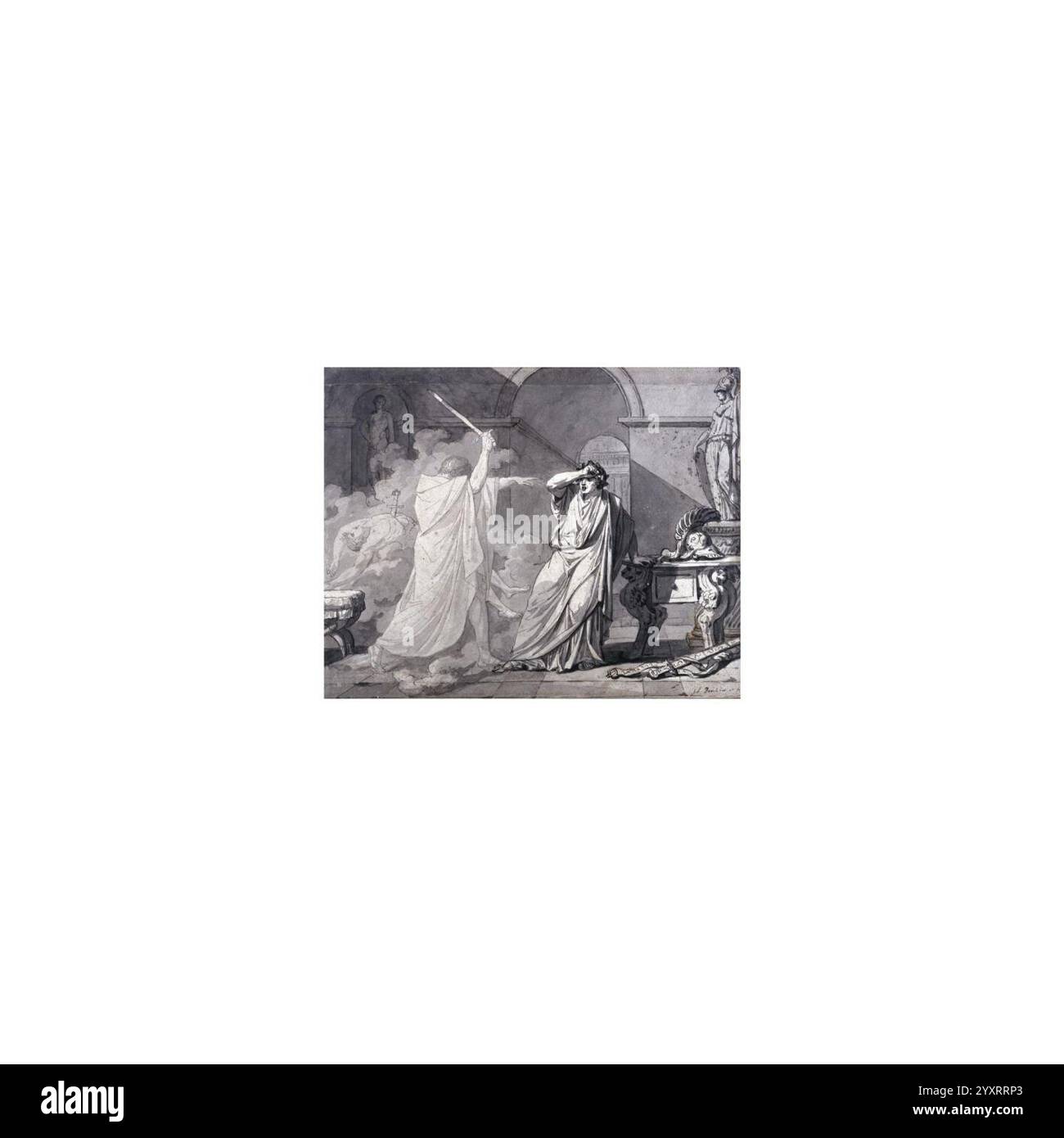 David - the ghost of septimus severus appearing to caracalla, after the ...