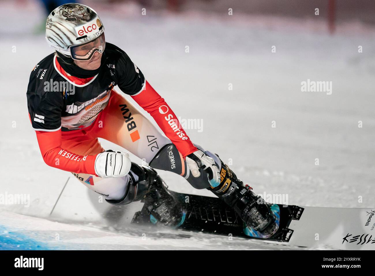 ZOGG Julie (SUI) competing in the Visa Fis Snowboard World Cup 2025 ...