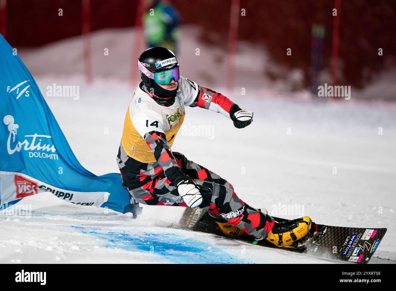 BURGSTALLER Dominik (AUT) competing in the Visa Fis Snowboard World Cup ...