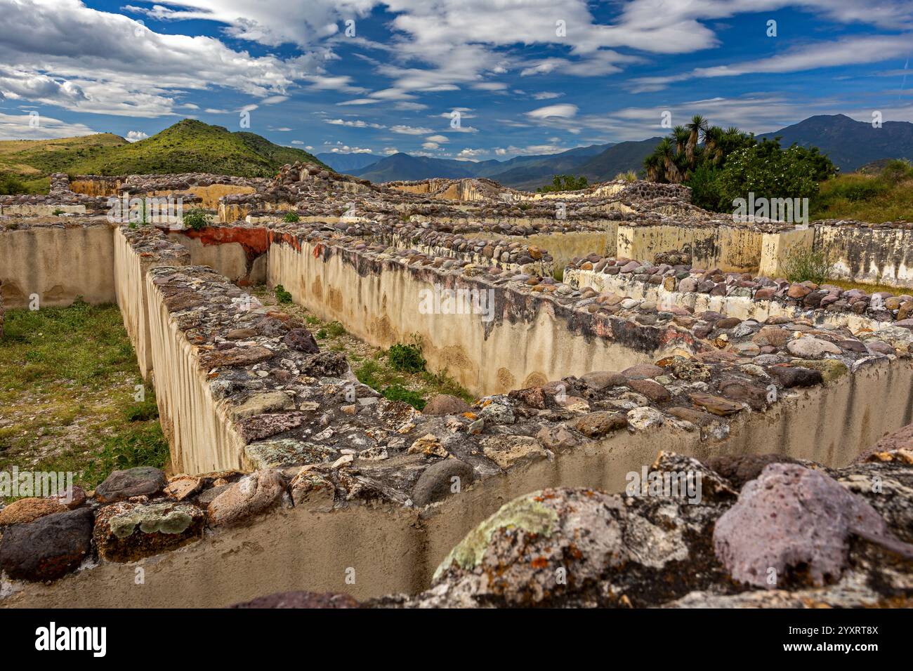Yagul archaeological site. Oaxaca, Mexico Stock Photo - Alamy