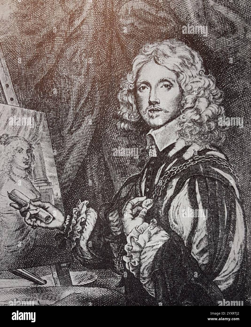 David Beck självporträtt 1 Stock Photo - Alamy