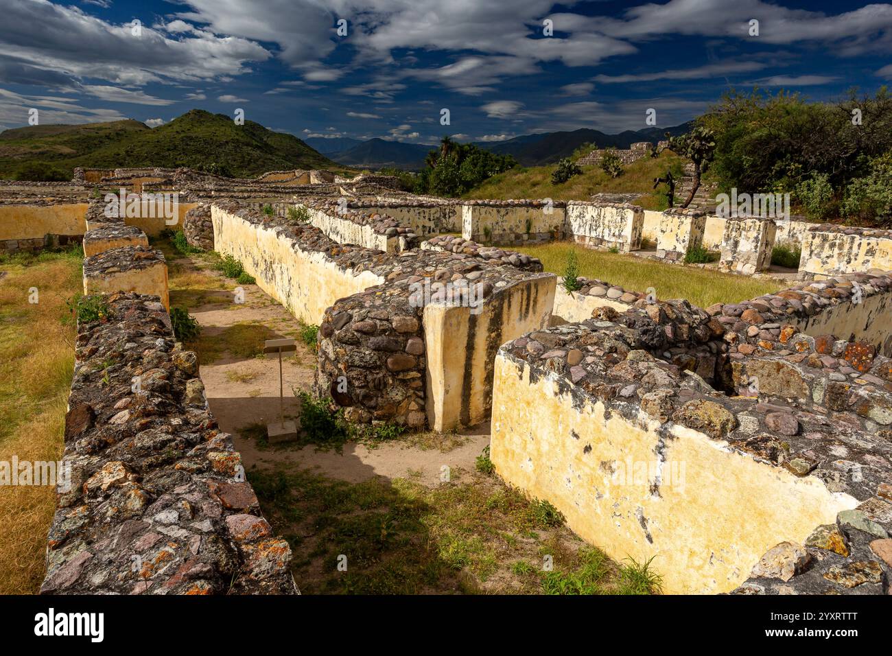 Yagul archaeological site. Oaxaca, Mexico Stock Photo - Alamy