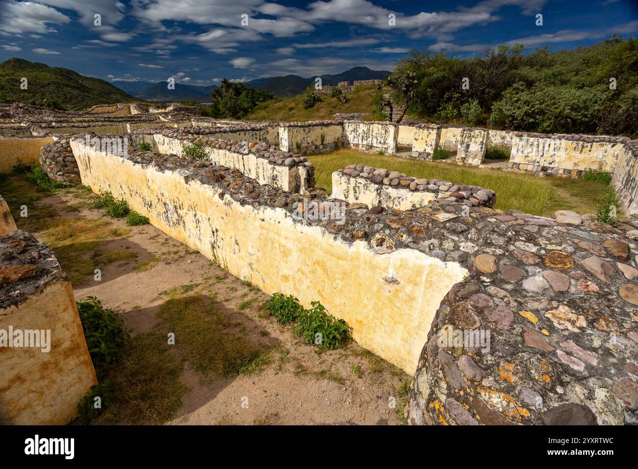 Yagul archaeological site. Oaxaca, Mexico Stock Photo - Alamy