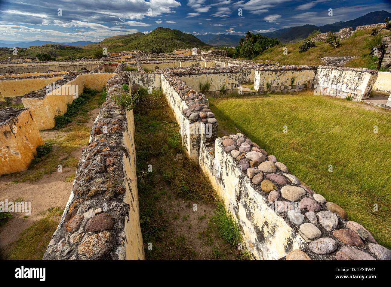 Yagul archaeological site. Oaxaca, Mexico Stock Photo - Alamy