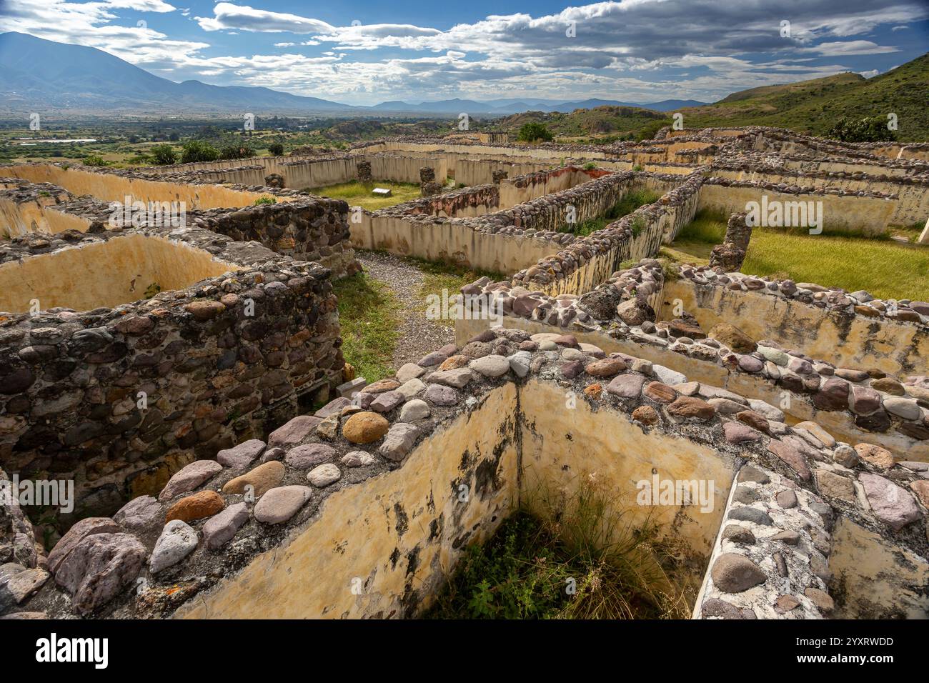 Yagul archaeological site. Oaxaca, Mexico Stock Photo - Alamy