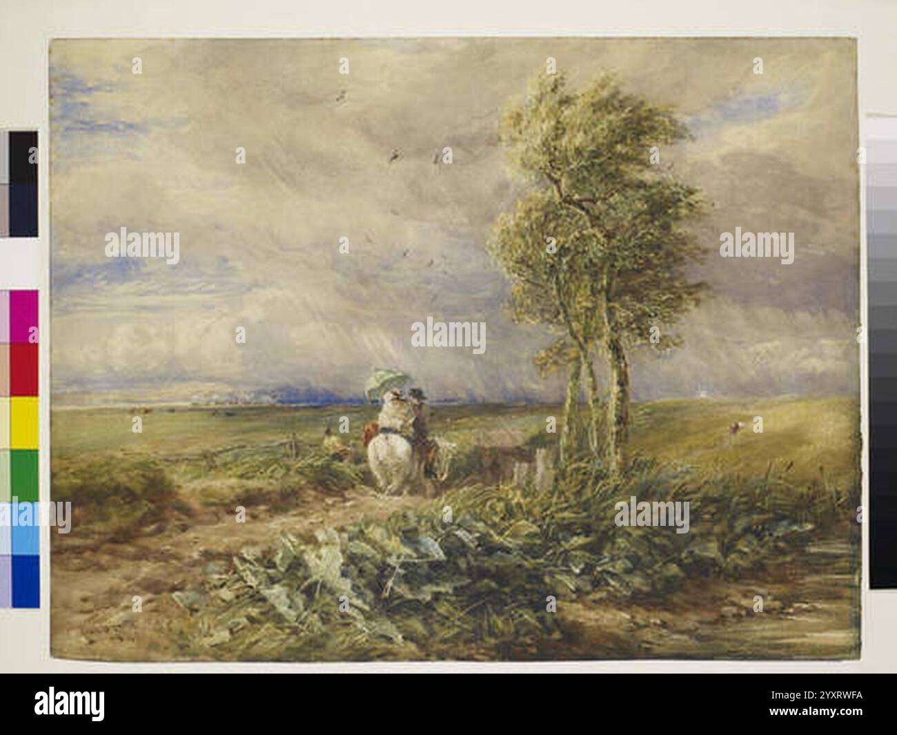 David Cox - Sun, Wind and Rain Stock Photo - Alamy