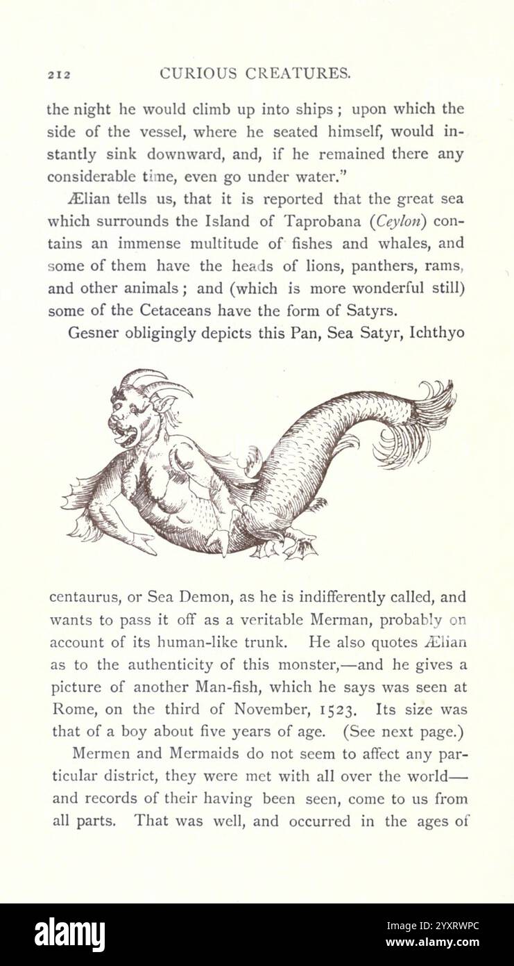 Mythical creatures and sea hi-res stock photography and images - Alamy